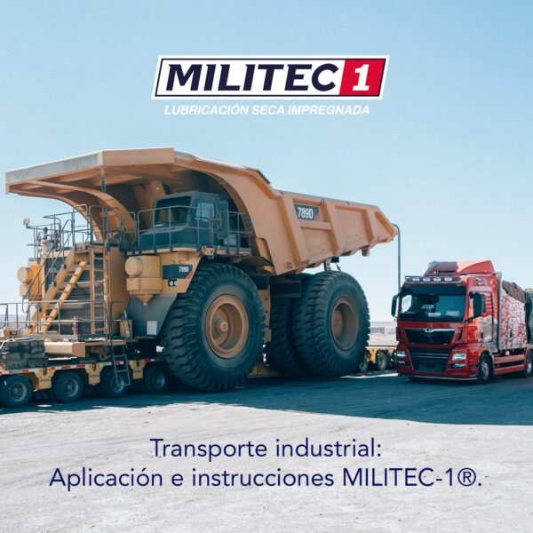 Transporte industrial: Aplicación e instrucciones MILITEC-1®.